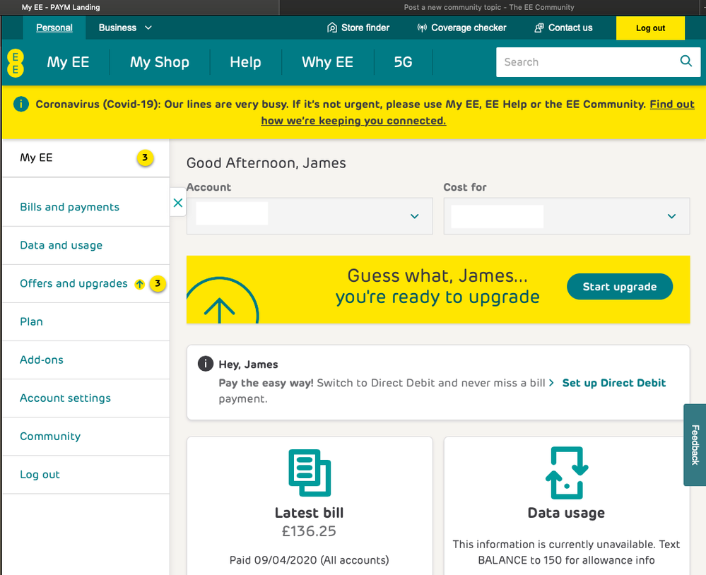 Cannot log in to EE Website - The EE Community